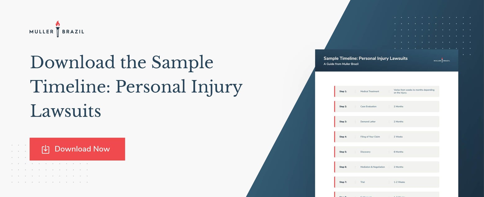Timeline: How Long a Personal Injury Lawsuit Takes